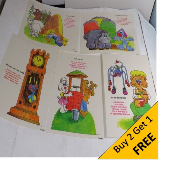 Troll | Toys | Nursery Rhymes Laminated 8 Posters Bulletin Board Size ...